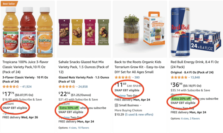 16+ Surprising Things You Can Buy with EBT on Amazon - TAG Mobile Blog